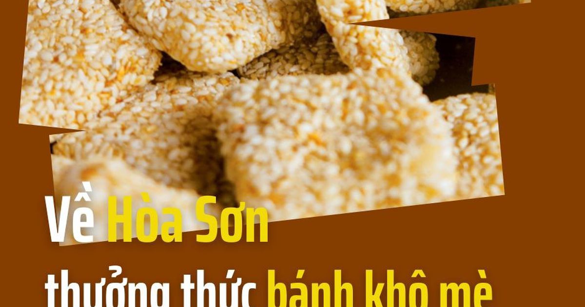 Đà Nẵng: Về Hòa Sơn thưởng thức bánh khô mè “cải tiến”